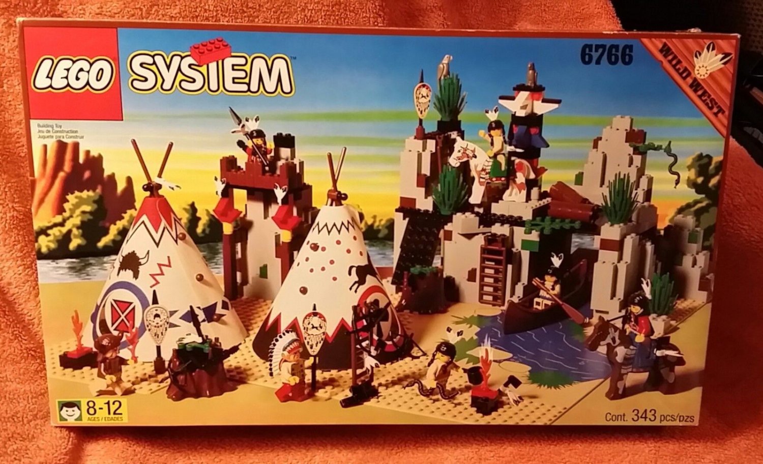 LEGO 6766 System Western Series Rapid River Village Retiered and Rare