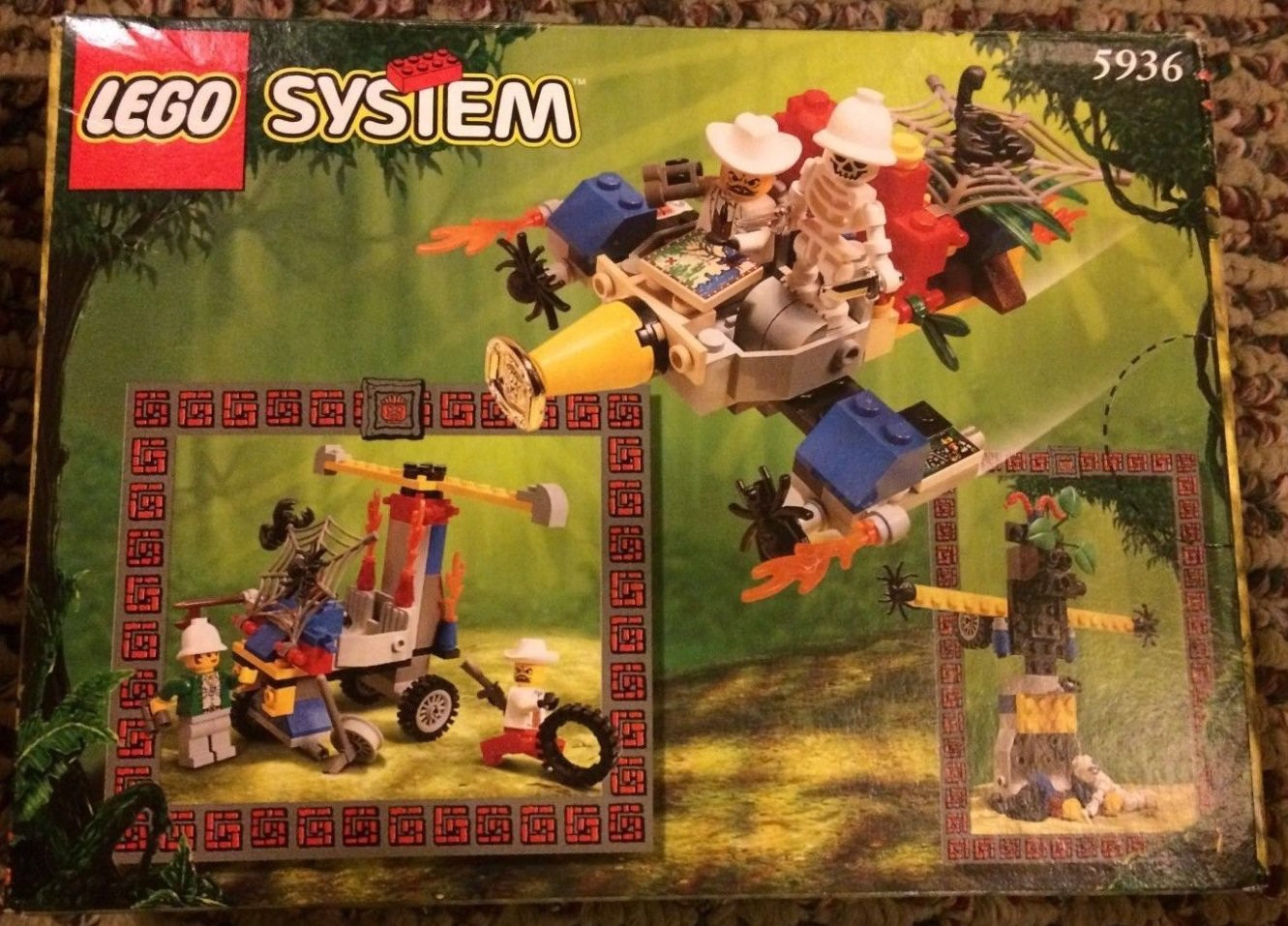 LEGO 5936 System Adventurers Series Spider's Secret Retiered and Rare
