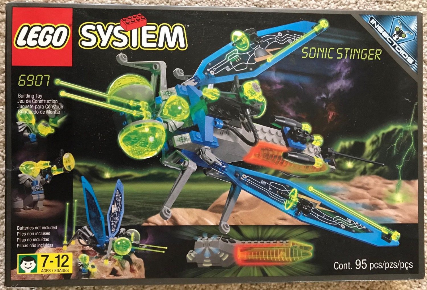LEGO 6907 System Insectoids Series Sonic Stinger Retiered and Rare