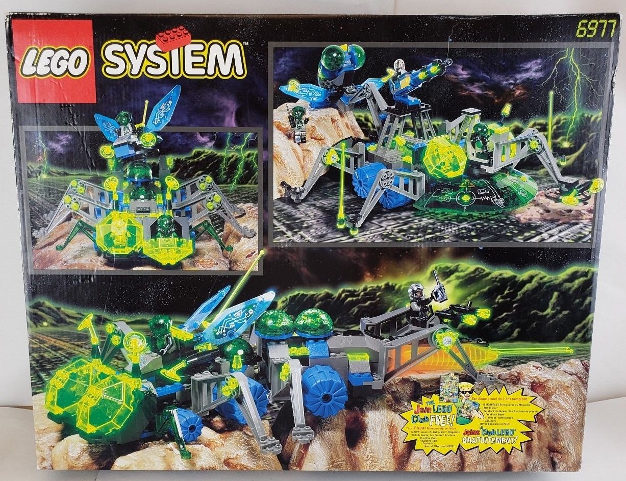 LEGO 6977 System Insectoids Series Arachnoid Star Base Retiered and Rare