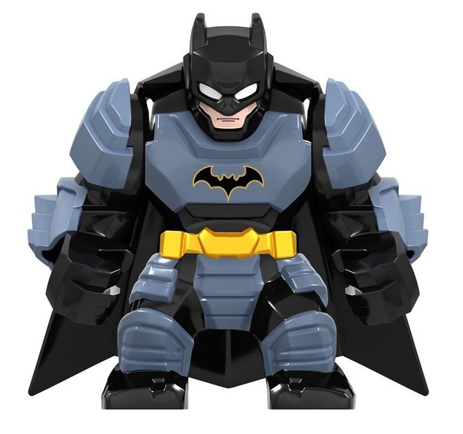 Big Minifigure Batman Blue Armored DC Comics Super Heroes Lego ...