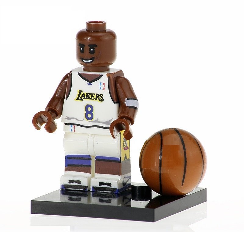 Minifigure Kobe Bryant Basketball NBA Los Angeles Lakers Lego ...