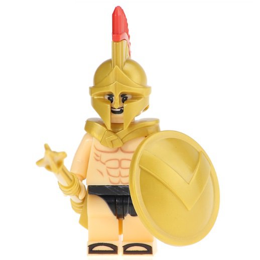 Spartan Warrior Minifigure Ancient Greece History