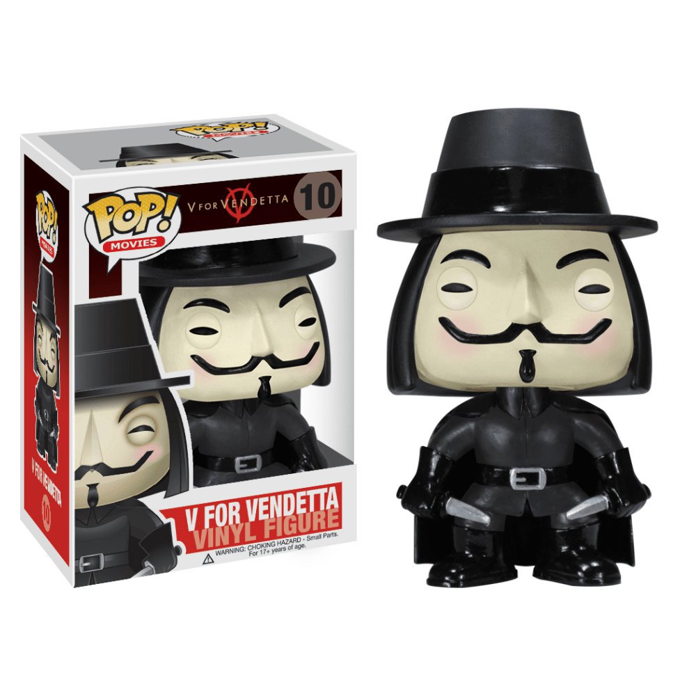 Funko POP! V #10 V for Vendetta Anonymous Vinyl Action Figure Toys