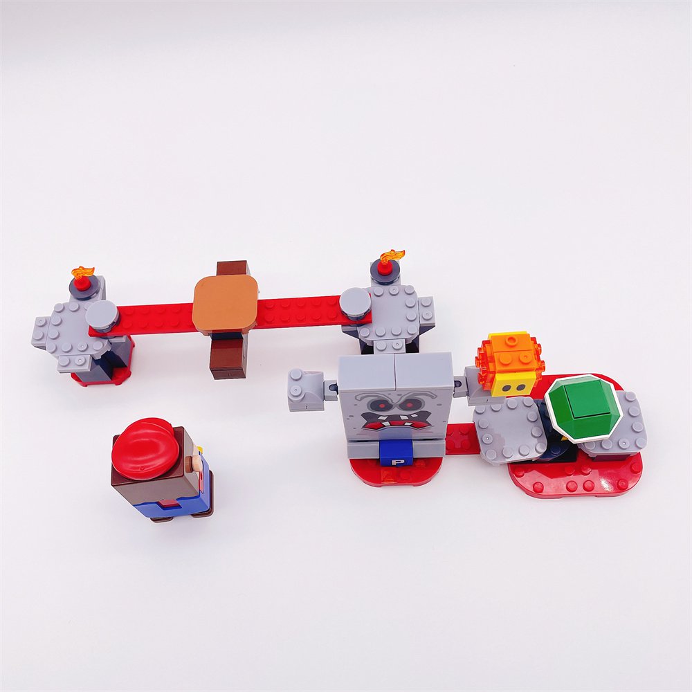 Whomp's Lava Trouble Super Mario Building Blocks Compatible 71364 Lego ...