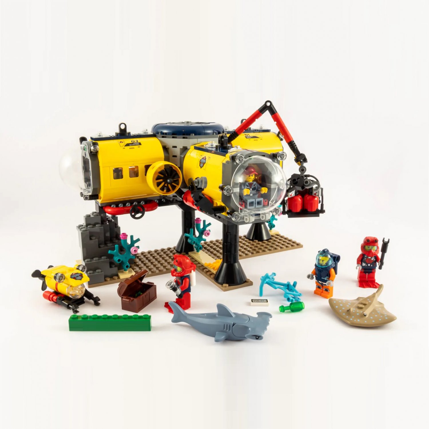 Ocean Exploration Base City Building Blocks Toys Compatible 60265 Lego ...