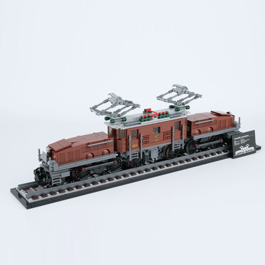 Crocodile Locomotive Creator Building Blocks Compatible 10277 Lego ...