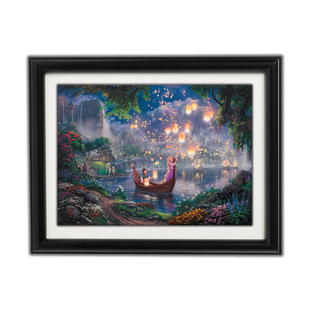 Disney's Tangled by Thomas Kinkade Disney Dreams Collection - Fully Framed