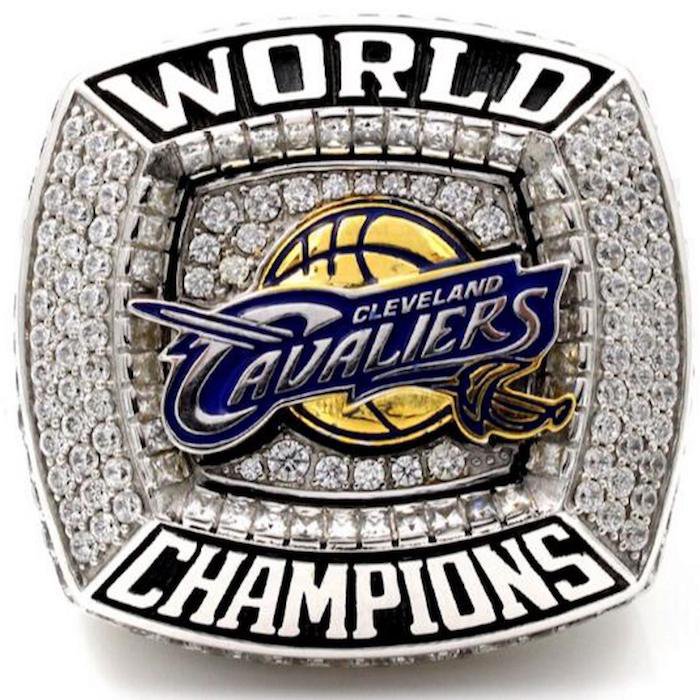 Rare 2016 Cleveland Cavaliers National Basketball Championship Ring Size 11