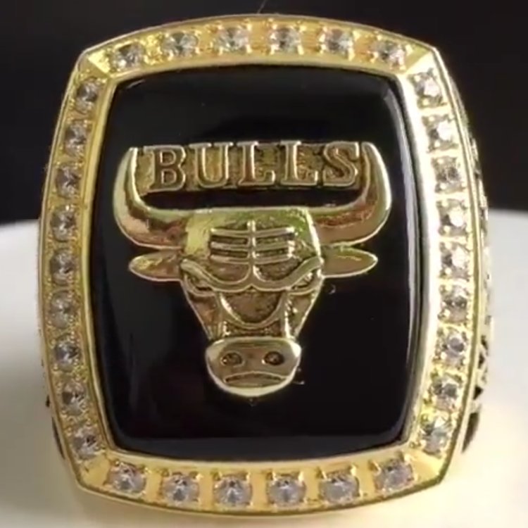 1991 Chicago Bulls Basketball High Quality Championship Ring Replica ...