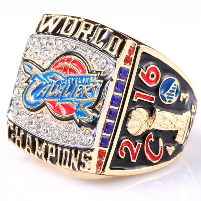 2016 Cleveland Cavaliers NBA Silver Championship Ring Jame MVP-Size 10-13
