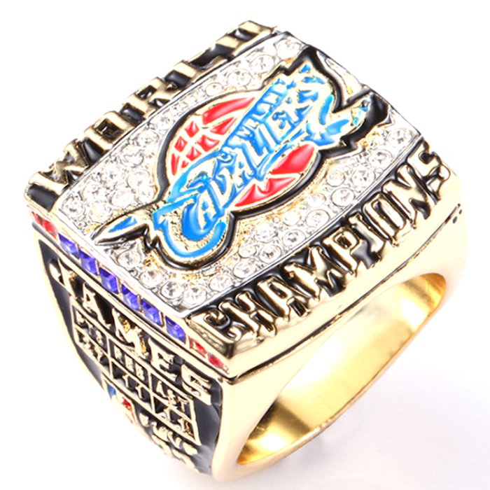 2016 Cleveland Cavaliers NBA Silver Championship Ring Jame MVP-Size 10-13