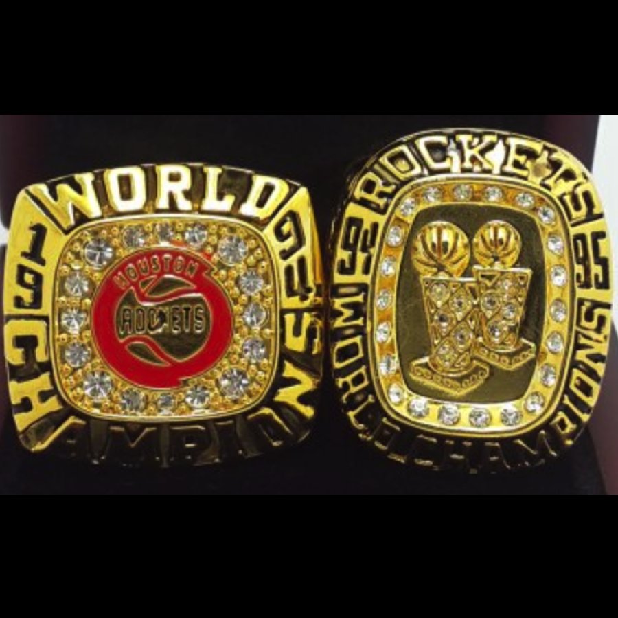 1994 1995 Houston Rockets Basketball Championship Ring Set Of 2-Size 11 ...