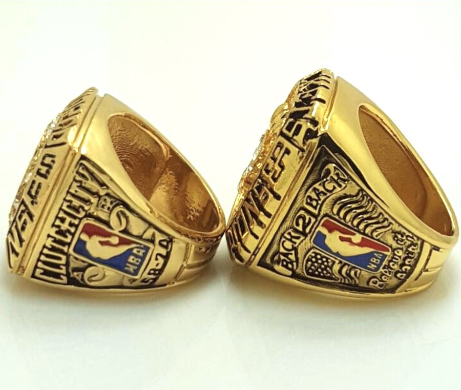 1994 1995 Houston Rockets Basketball Championship Ring Set Of 2-Size 11 ...