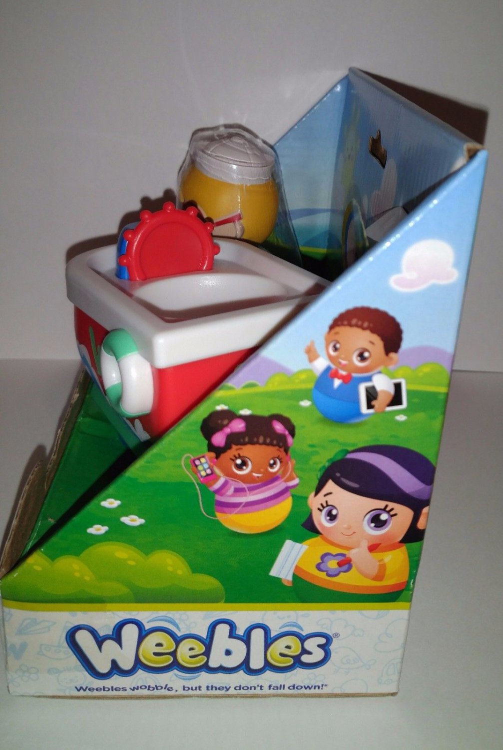 Weebles Winston & Wobbly Boat New in Box