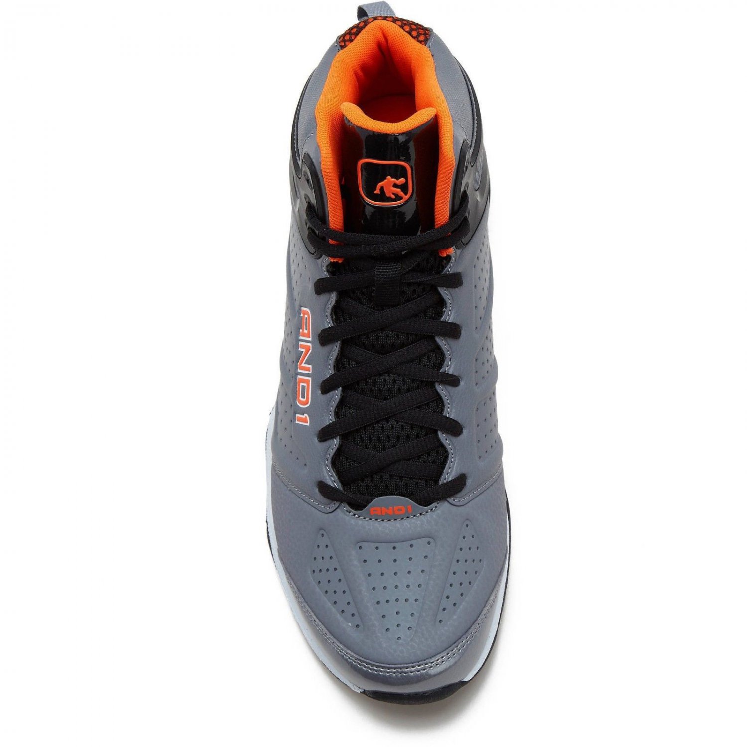 And1 Men's Guard Grey/Orange Athletic Shoe Sizes 9 & 13