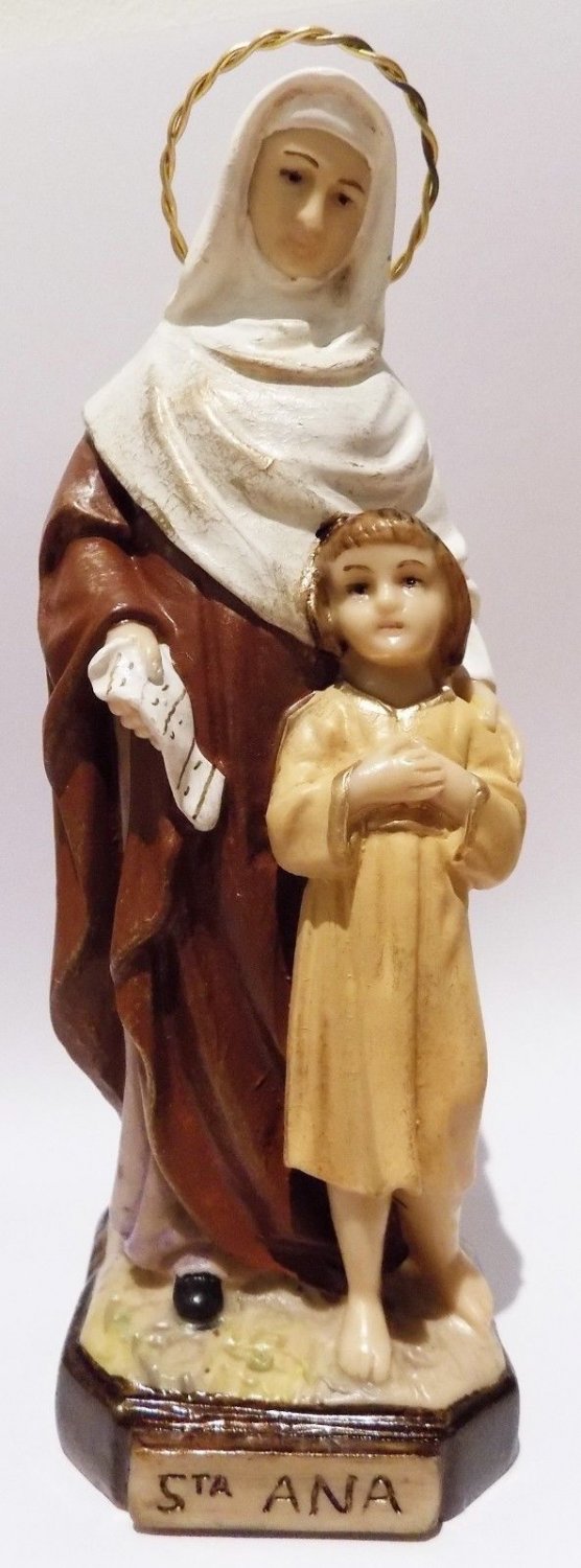 Statue Saint Ana Figurine Santa Ana - 14cm - 5.5" - FREE SHIPPING