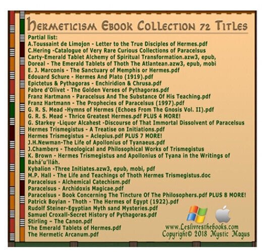 Emerald Tablets Hermes Thoth Atlantean 100 Hermetics Hermetic Occult ...