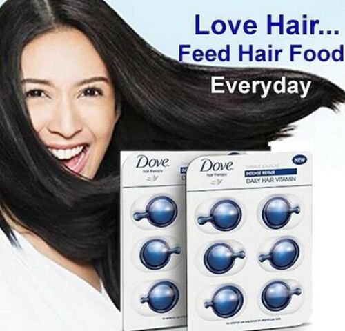 5 x Dove Vitamin Hair Care therapy Intense repair Daily 6 Pack