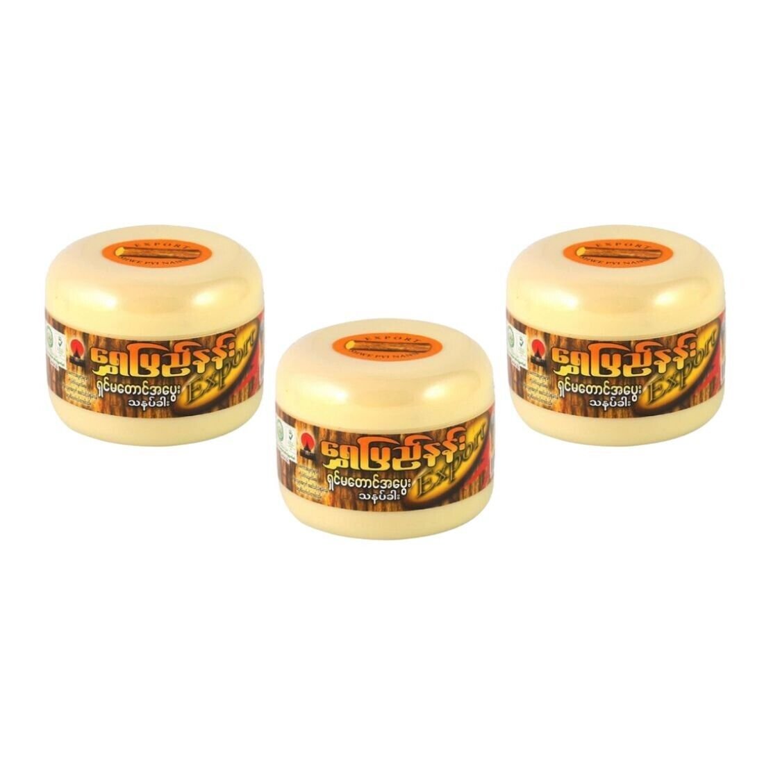 3x MYANMAR THANAKA Original Tanaka Powder 100% Reduce acne Dark spots
