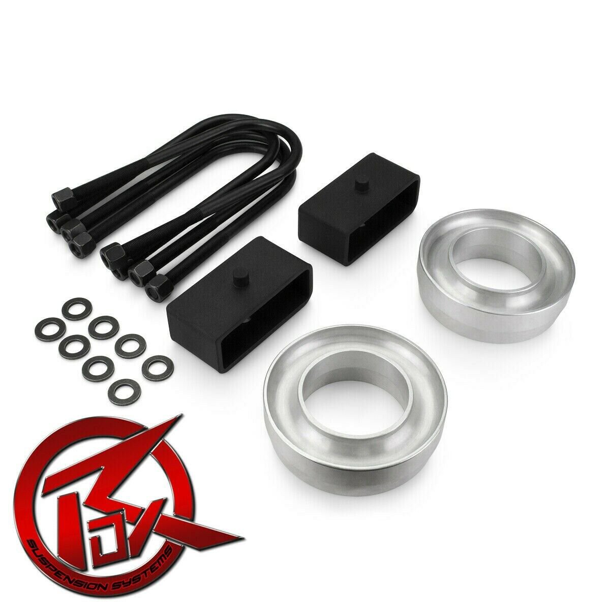 1988-1999 Chevy C3500 Complete 3" Front + 2" Rear Full Lift Kit 2WD