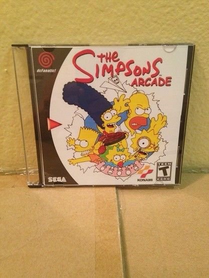 The Simpsons Arcade Game Sega Dreamcast Game. Free Shipping! READ ...