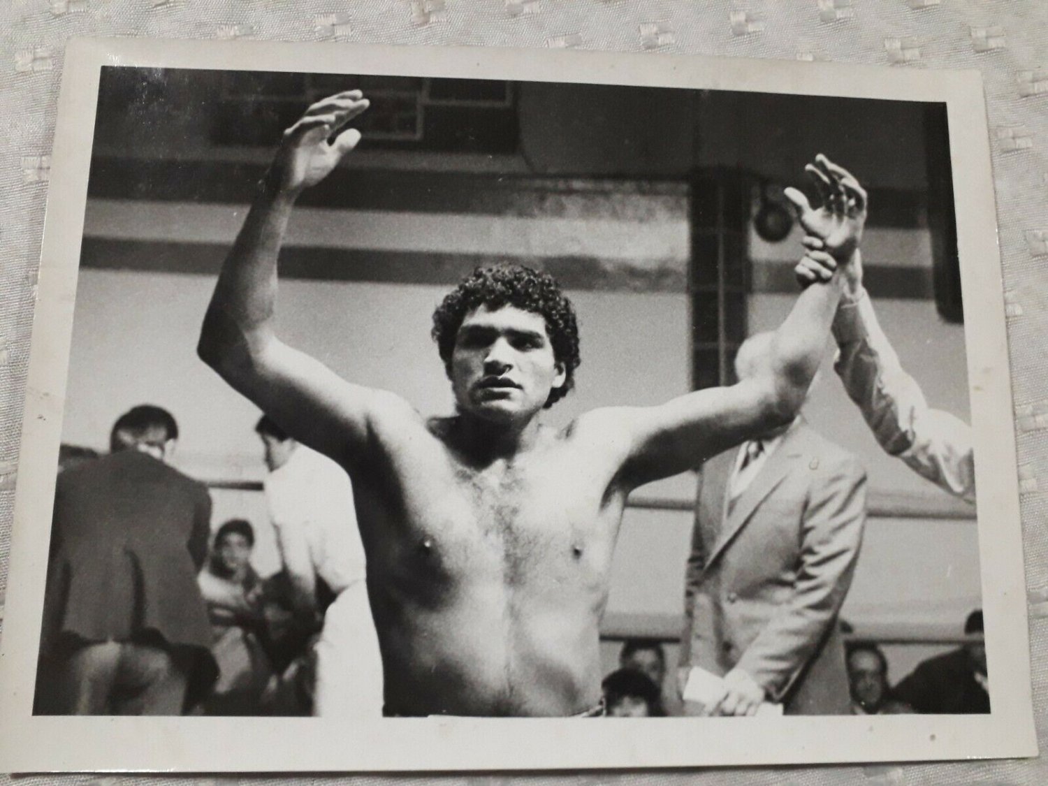 vintage Old Photograph Locomotora Castro Boxer, Argentina 1988