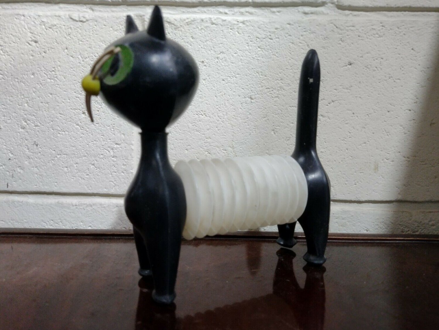 Old Vintage plastic squeaky Cat Toy by Libuse Niklova