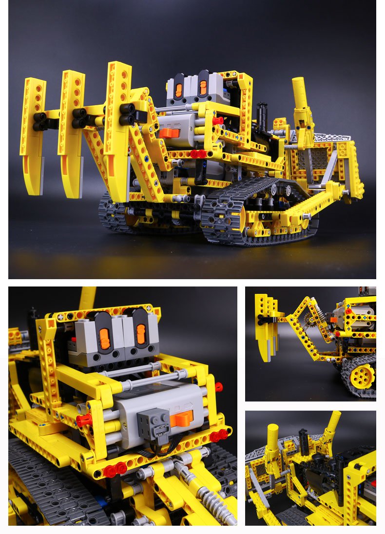 LEPIN 20008 Building Blocks Toys Technic Motorized 8275 Bulldozer ...