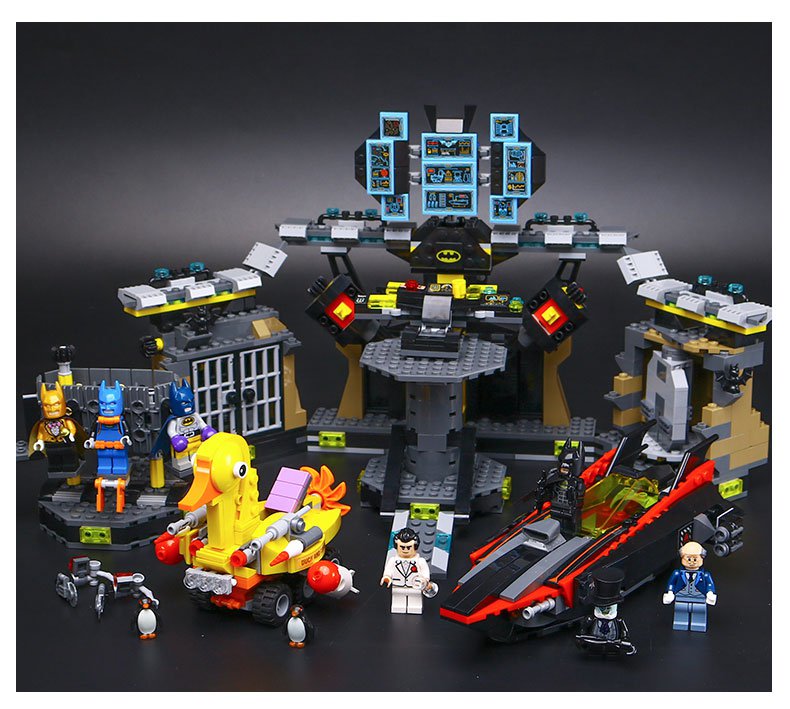 LEPIN 07052 Building Blocks Toys Batman Batcave Break In Building Brick ...