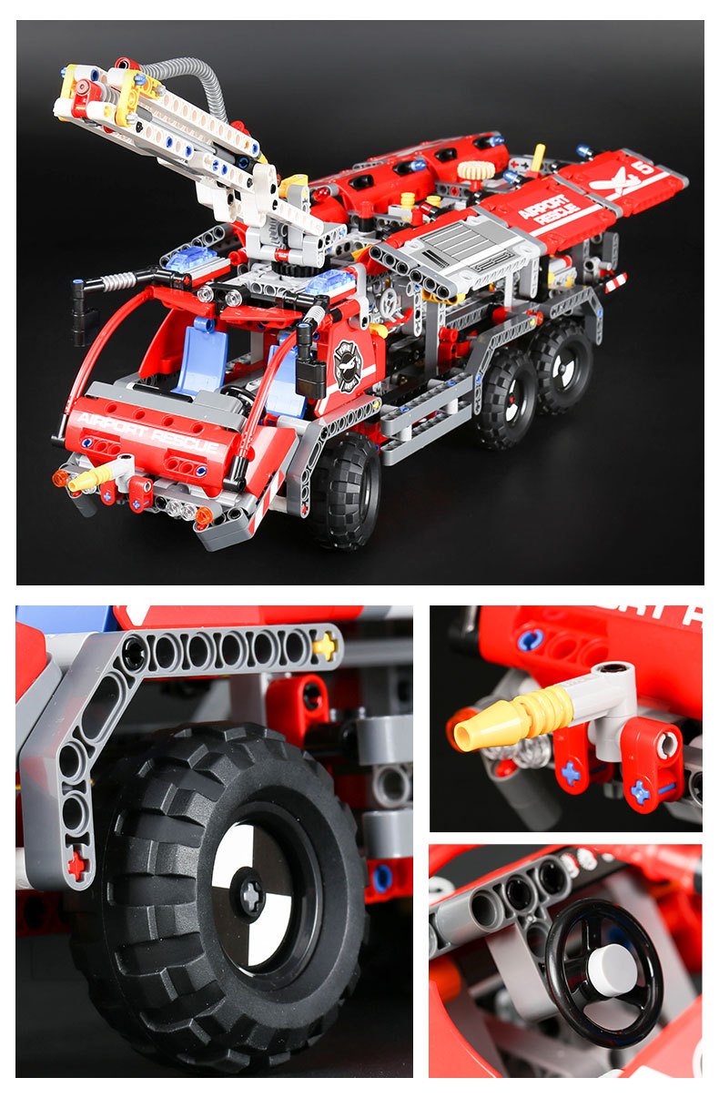 LEPIN 20055 Building Blocks Toys Technic Airport Rescue Vehicle ...