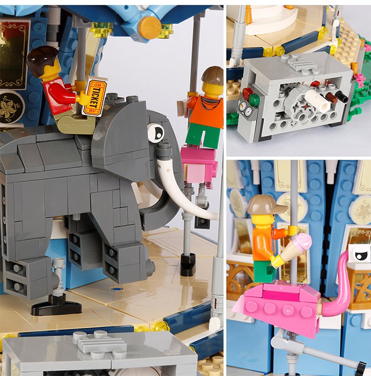 LEPIN 15036 Building Blocks Toys Creator Expert Carousel Building Brick ...