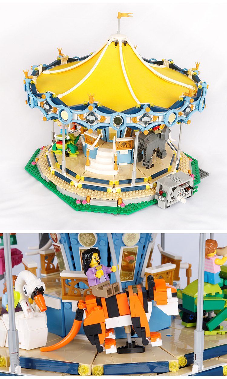 LEPIN 15036 Building Blocks Toys Creator Expert Carousel Building Brick ...