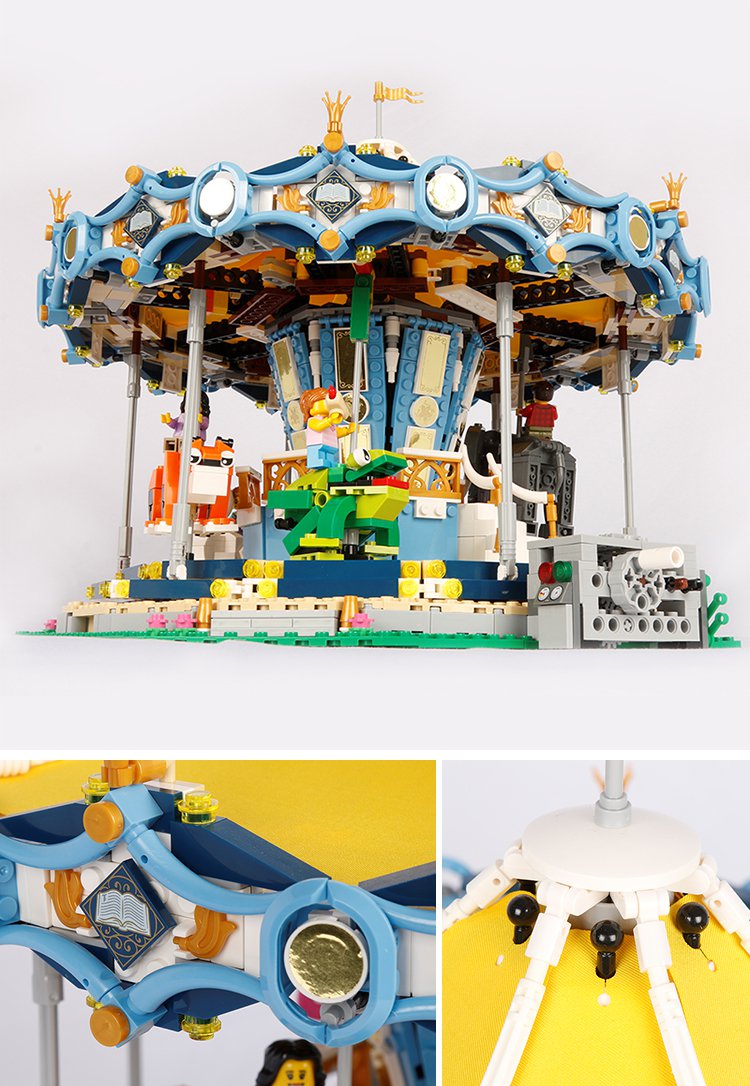 LEPIN 15036 Building Blocks Toys Creator Expert Carousel Building Brick ...
