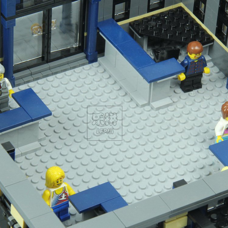 LEPIN 15016 Building Blocks Toys MOC Apple Square University Building ...