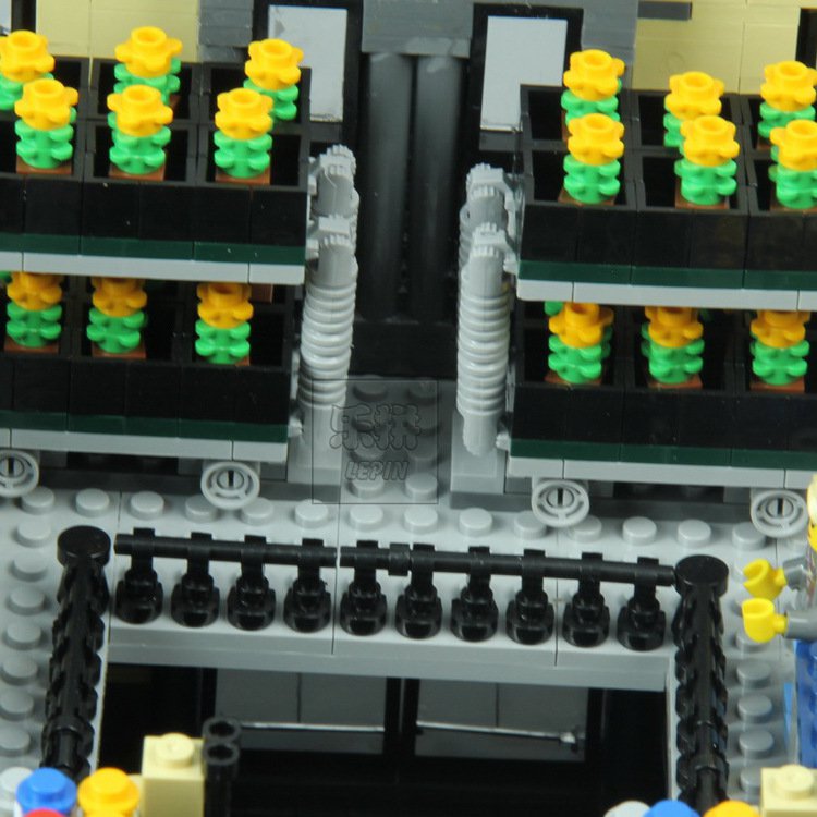 LEPIN 15016 Building Blocks Toys MOC Apple Square University Building ...