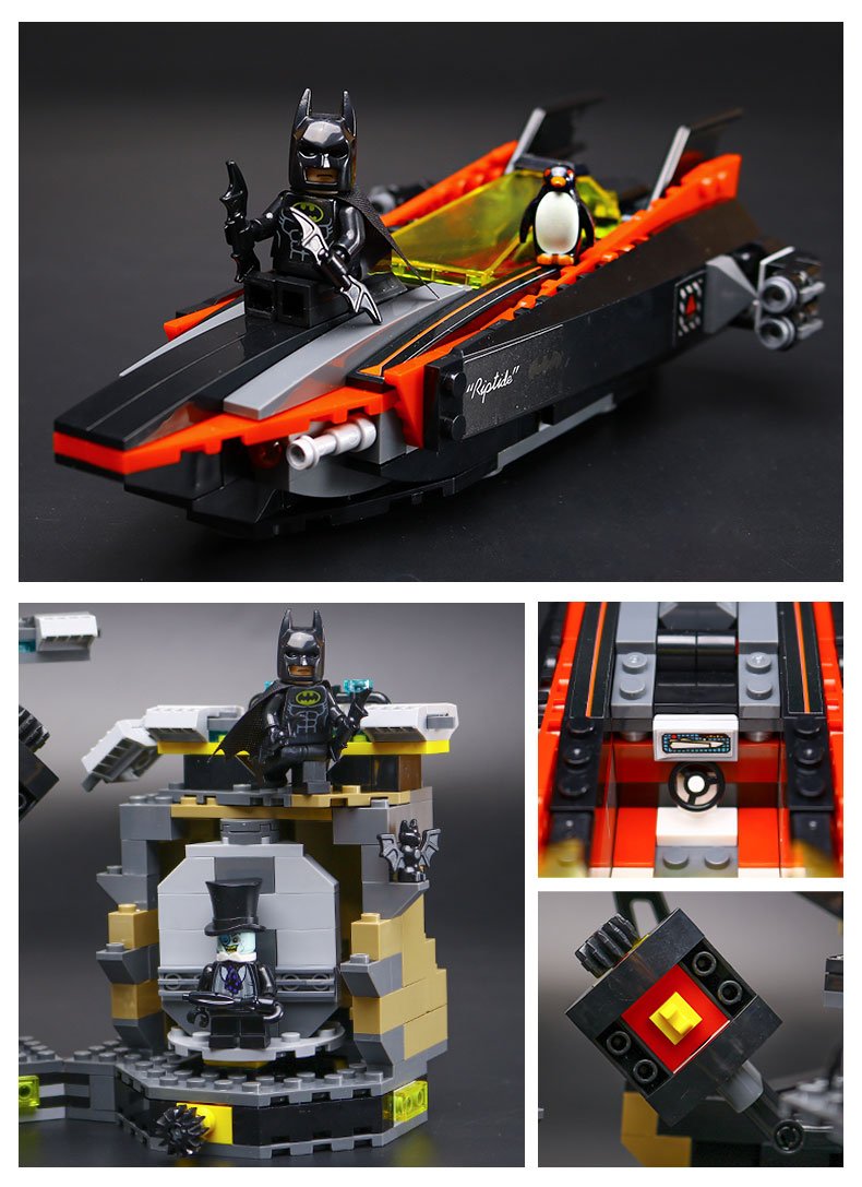 LEPIN 07052 Building Blocks Toys Batman Batcave Break In Building Brick ...
