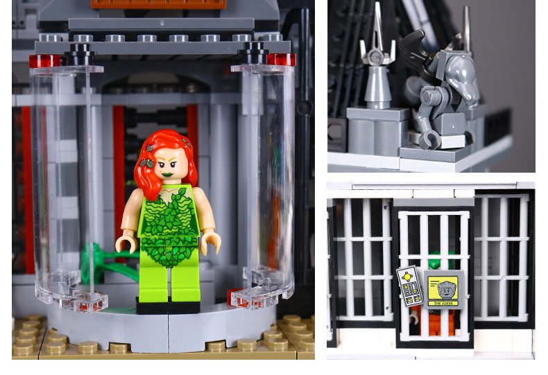 LEPIN 07044 Building Blocks Toys Batman Arkham Asylum Breakout Building Brick Sets