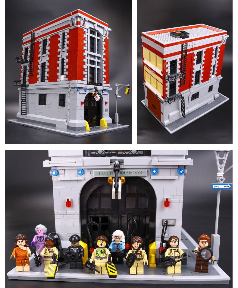 LEPIN 16001 Building Blocks Toys Ghostbusters Firehouse Headquarters ...