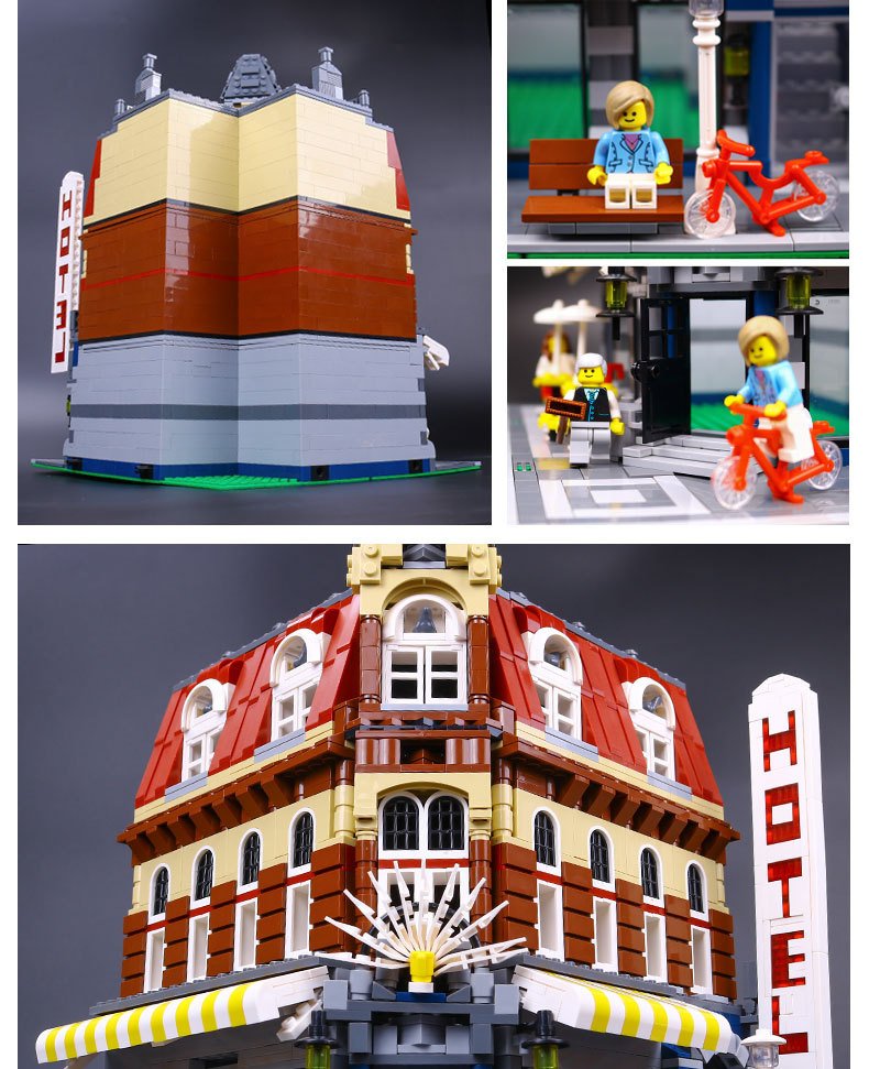 LEPIN 15002 Building Blocks Toys Cafe Corner Building Brick Sets
