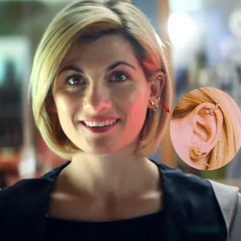 2021 New 13th Dr Doctor WHO Stars Hands Earring Jodie Whittaker Props ...