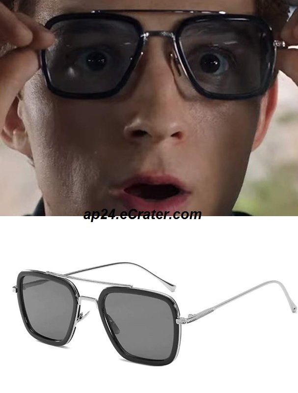 Tony Stark Edith Sunglasses Spider-Man Peter Parker Glasses Spider Man ...