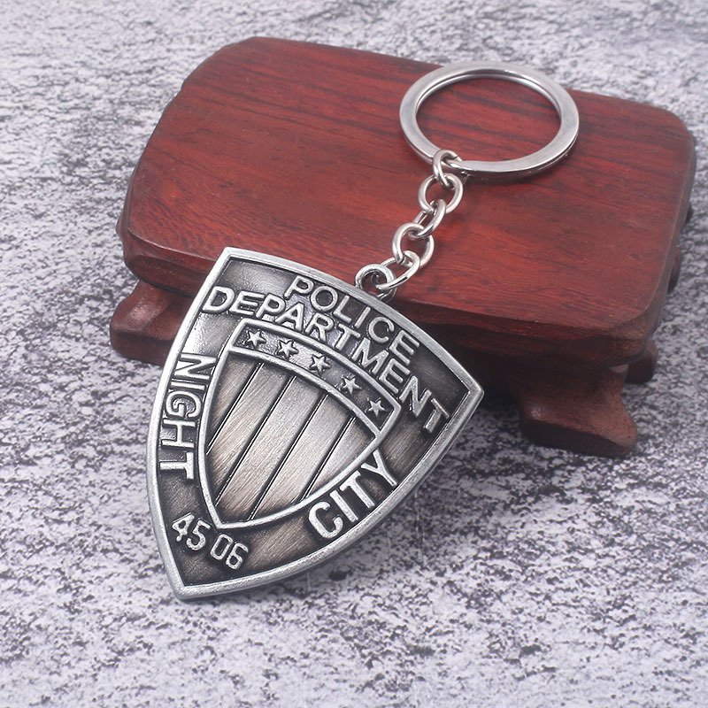 Game Cyberpunk 2077 Keychain Cosplay Prop Accessories Key Chain Night ...