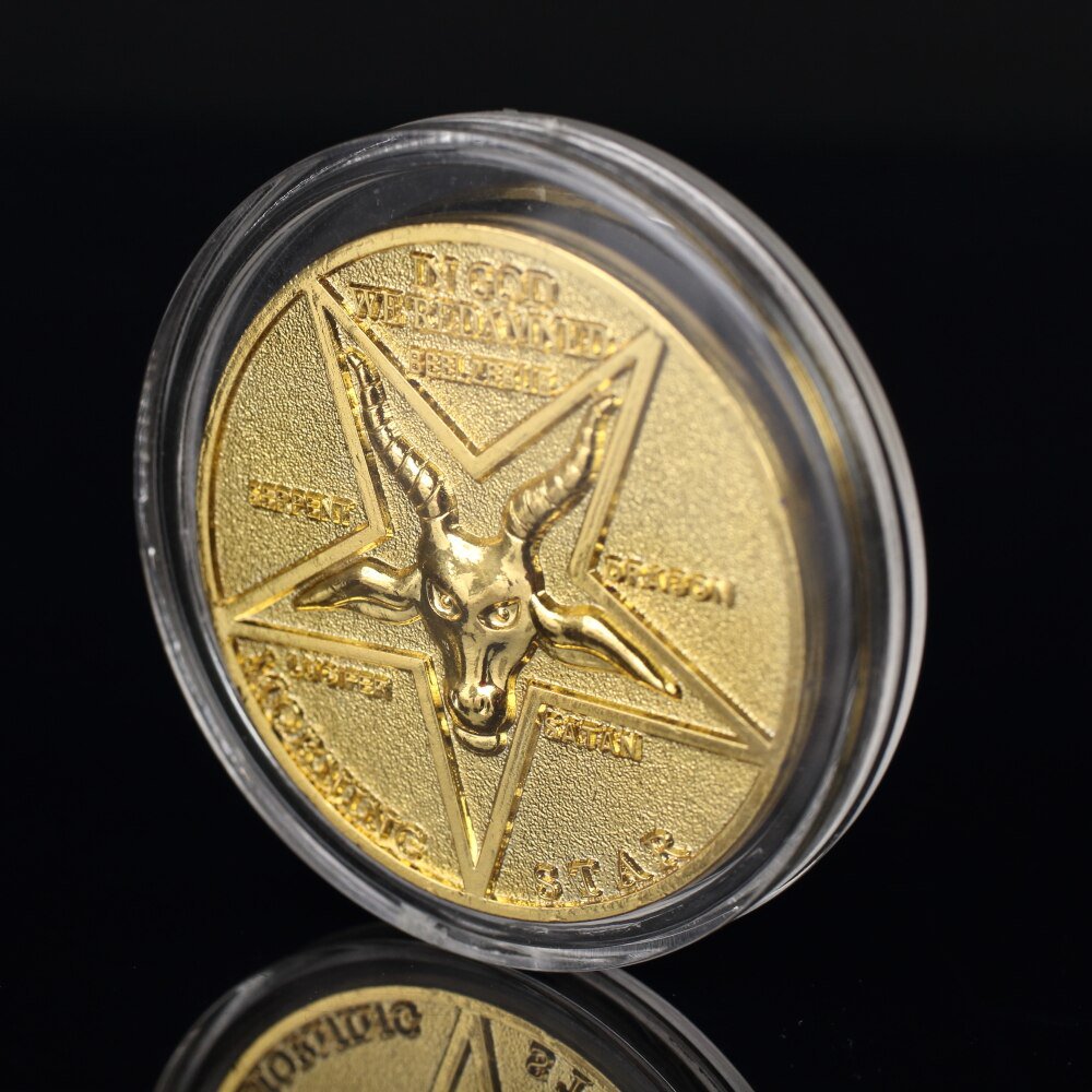 Lucifer Pentecostal Coin Gold Coin High Quality Cosplay Accessories ...
