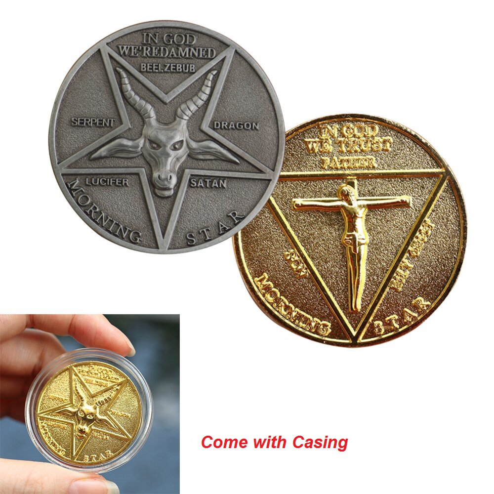 Lucifer Pentecostal Coin Silver Coin High Quality Cosplay Accessories ...