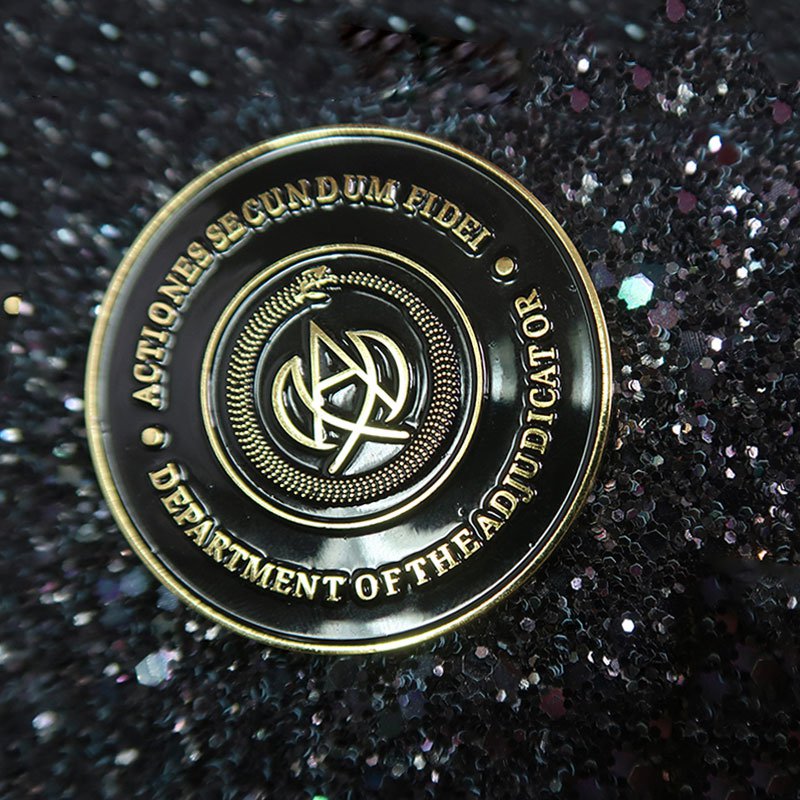2019 Movie John Wick Adjudicator Coin With Continental Hotel Card ...