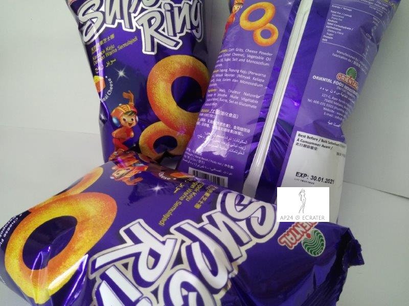 SUPER RING Cheese Snack 60g Korean BLACKPINK Jennie Jisoo Favourite Tibits