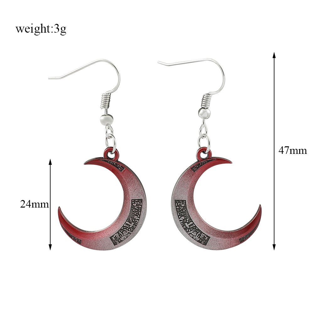 Marvel Superhero The Avengers Moon Knight Earrings Necklace Marc ...