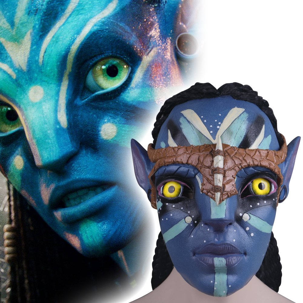 Avatar 2 The Way of Water Neytiri Mask Halloween Party Prop Cosplay Gift