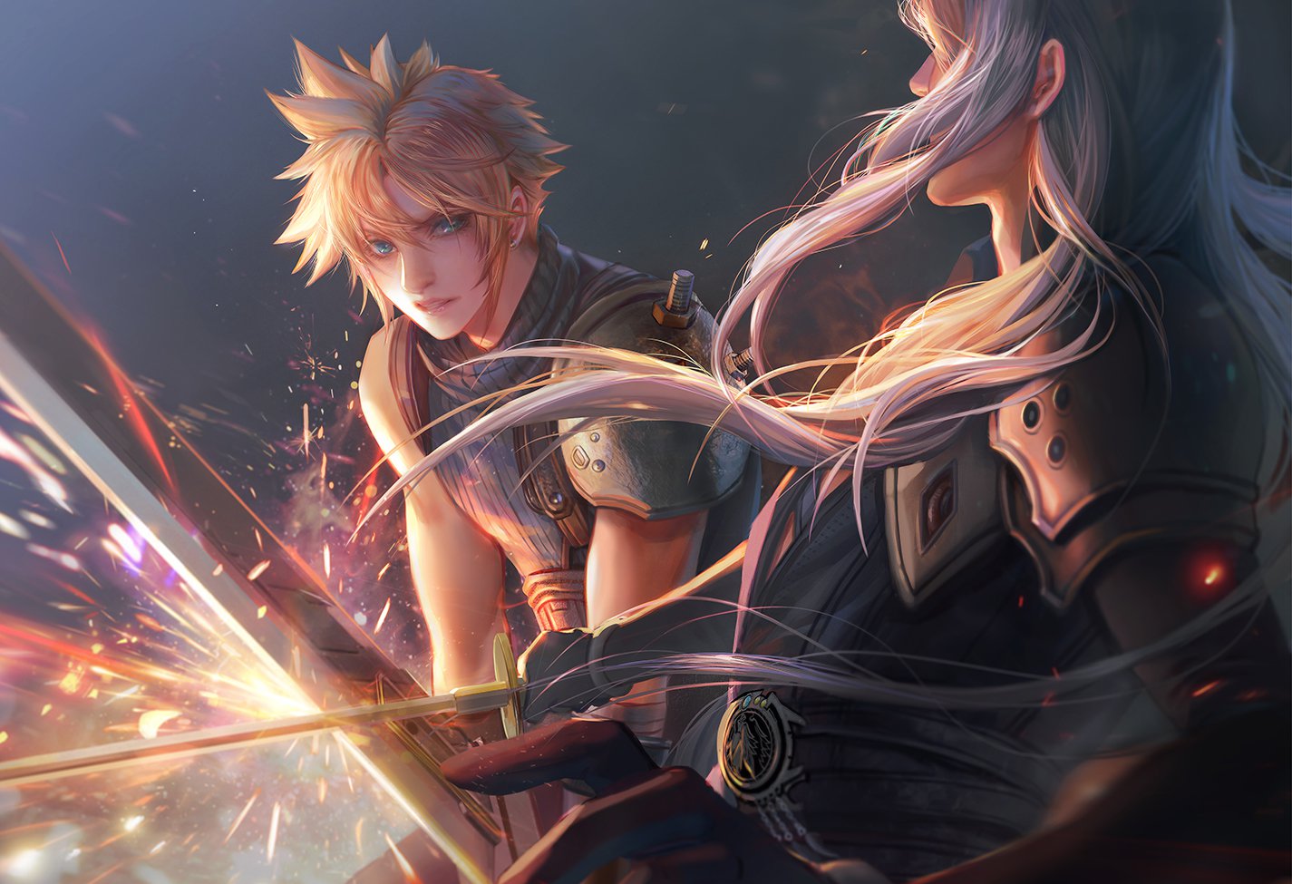 Final fantasy fan art print Fate